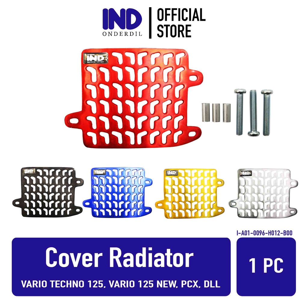 Jual IND Onderdil Cover Radiator Variasi J2 IND Honda PCX & ADV & Vario ...