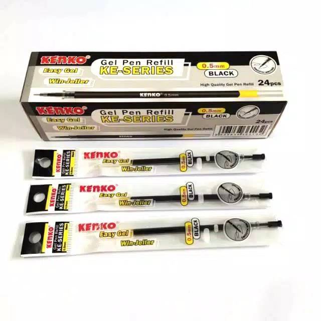 Jual Refill Pulpen KENKO Easy Gel KE-SERIES (24pc) | Shopee Indonesia