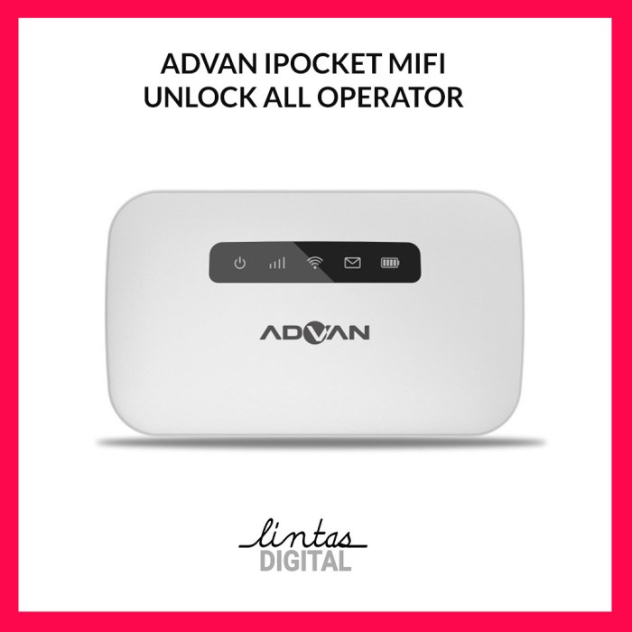 Jual ADVAN Ipocket MIFI MF01 Unlock All Operator baterai 2500 mAh ...