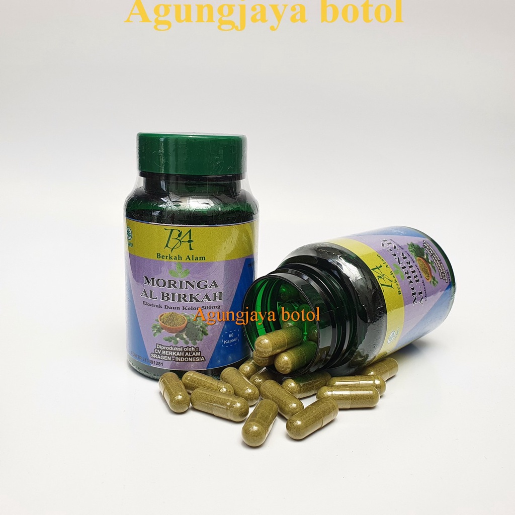 Jual Kapsul Moringa Daun Kelor Al Birkah @ 60 Kapsul / Extrak Daun ...