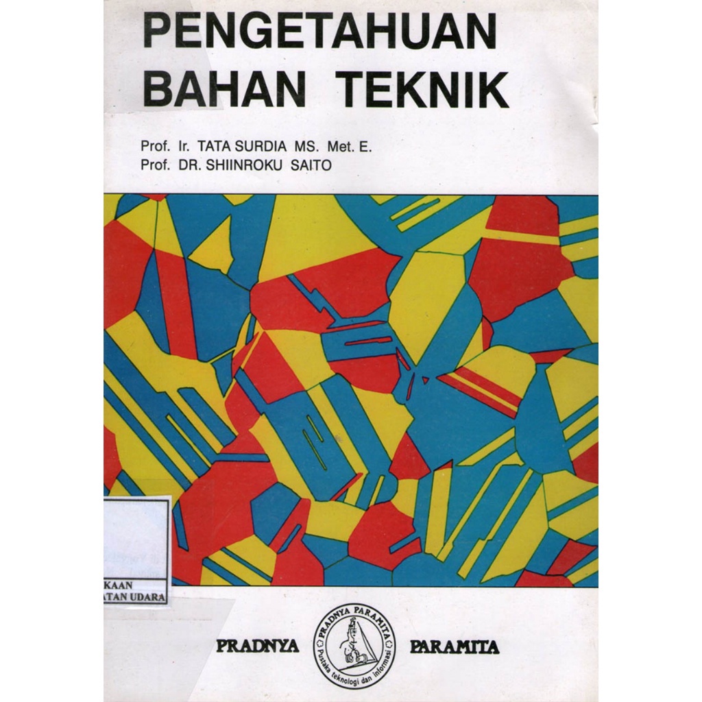 Jual Pengetahuan Bahan Teknik - Tata Surdia | Shopee Indonesia