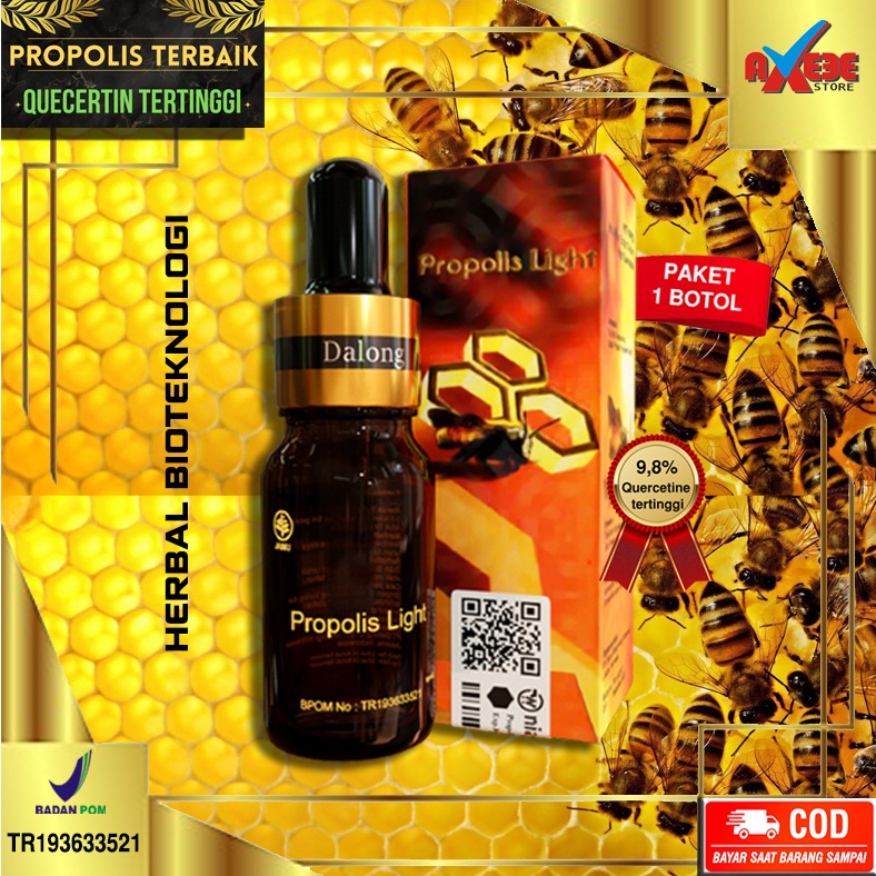 Jual PROPOLIS LIGHT 1 asli original jamu herbal jantung diabetes stroke ...