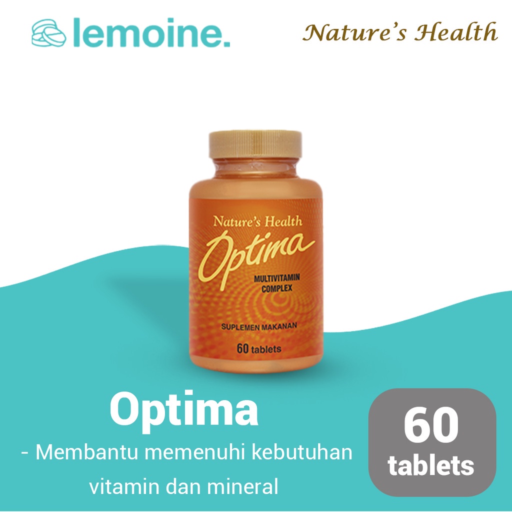 Jual Natures Health Optima Multivitamin Complex Antioksidan Metabolisme ...
