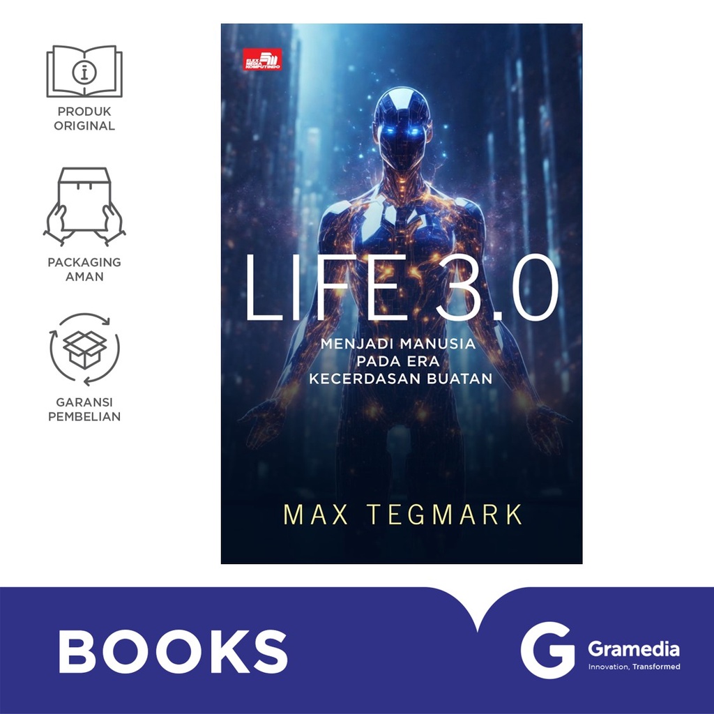 Jual Life 3.0 Menjadi Manusia Pada Era Kecerdasan Buatan (MAX TEGMARK ...
