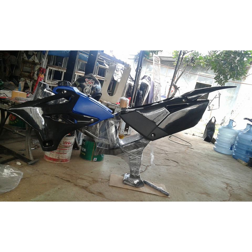 Jual rangka sasis trail bebek modif plus body yz85 pnp mesin bebek plus ...