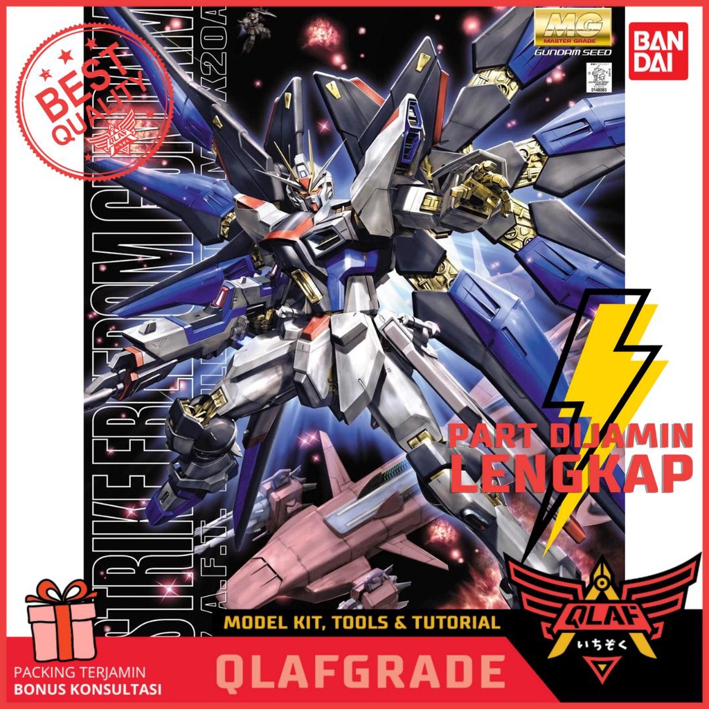 Jual MG Strike Freedom Gundam Bandai Master Grade 1/100 | Shopee Indonesia