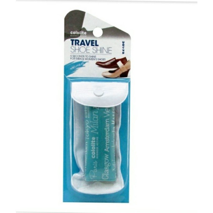 Jual COLOLITE TRAVEL SHOE SHINE Semir Sepatu Warna Netral Premium ...