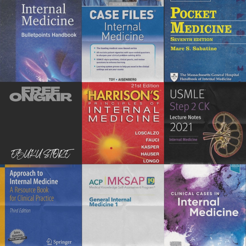 Jual Internal Medicine 2022 Harrison’s Clinical MKSAP 19 USMLE Handbook Pocket Case | Shopee ...