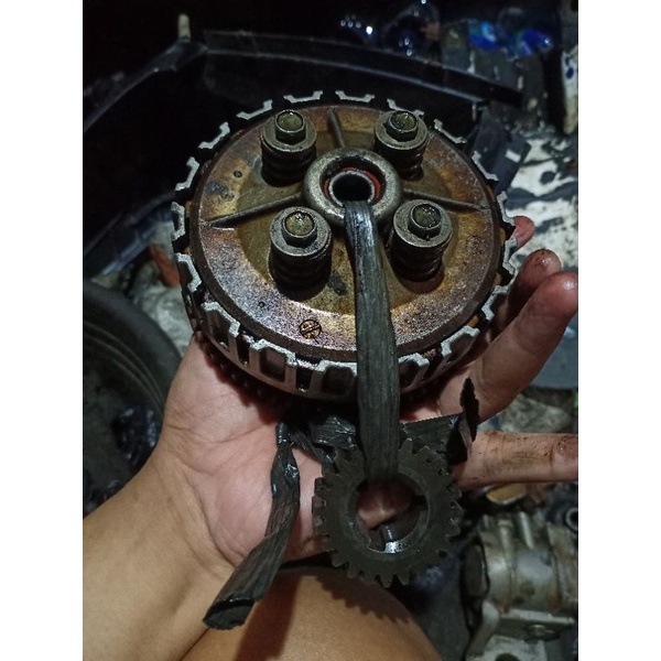 Jual DRAF GEAR PRIMER SEKUNDER RUMAH KAMPAS KOPLING SET YAMAHA JUPITER MX KOPLING ORIGINAL ...