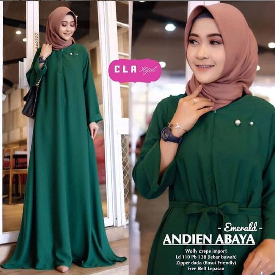 Jual ANDIEN ABAYA - MODEL GAMIS TERBARU GAMIS ABAYA ARAB SYARI SIMPLE ...
