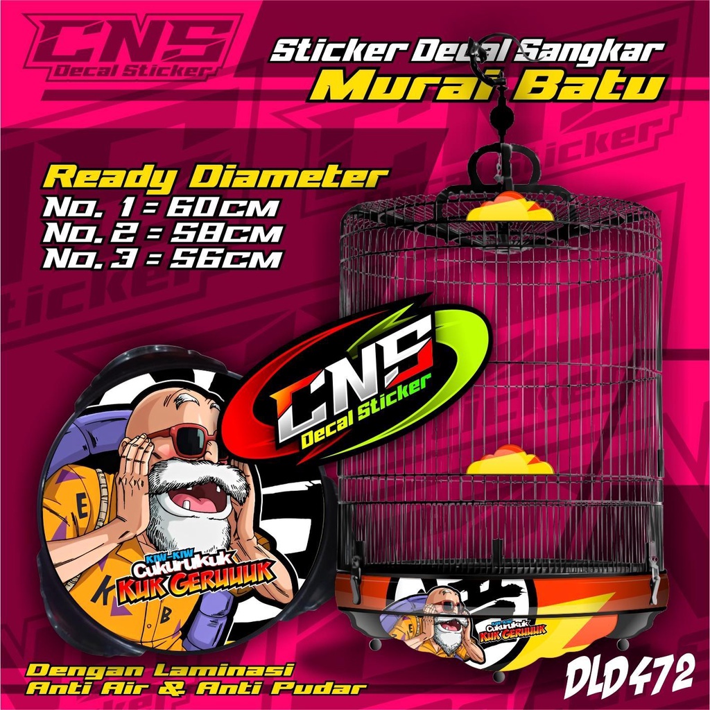 Jual Stiker Sangkar MURAI KIW KIW CUKURUKUK KUK GERUUK High Quality ...