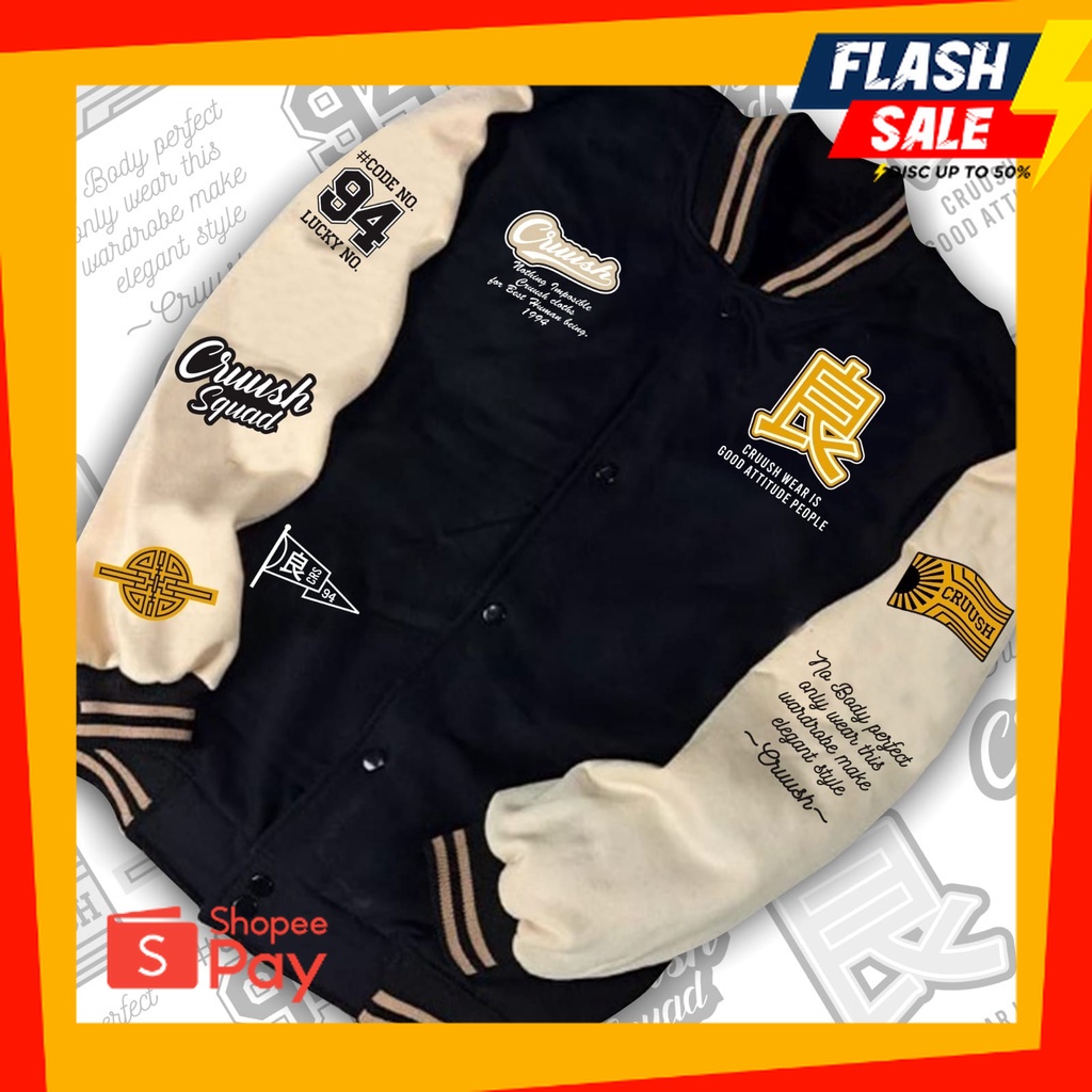 Jual OUTFIT JKT48 | Varsity Jacket / Jaket Varsity Bisbol/ Varsity ...