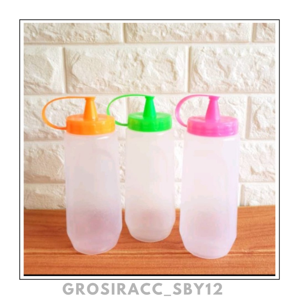 Jual (PG) BOTOL KECAP 300 ML / BOTOL PLASTIK / BOTOL SAUS UKURAN 300ML ECER 1PCS | Shopee Indonesia