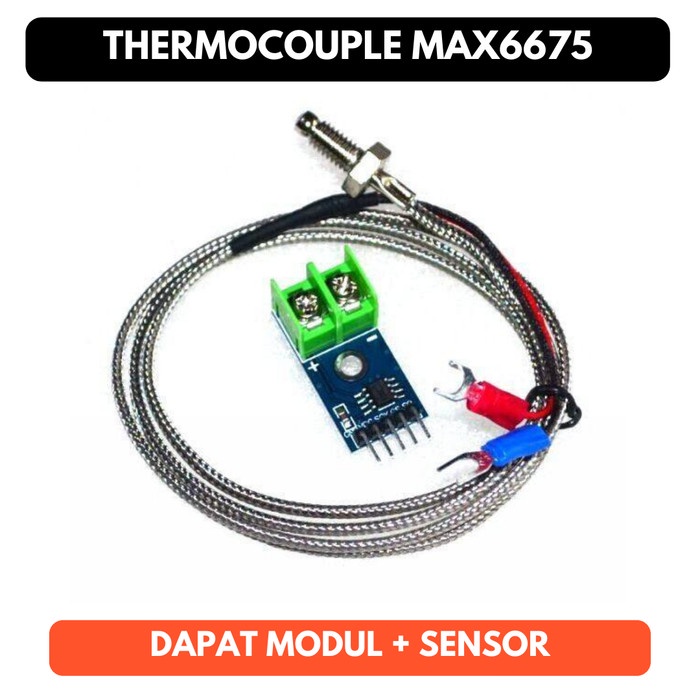 Jual MAX6675 Sensor Suhu Thermocouple 5V 5 V Modul module and Tipe K ...