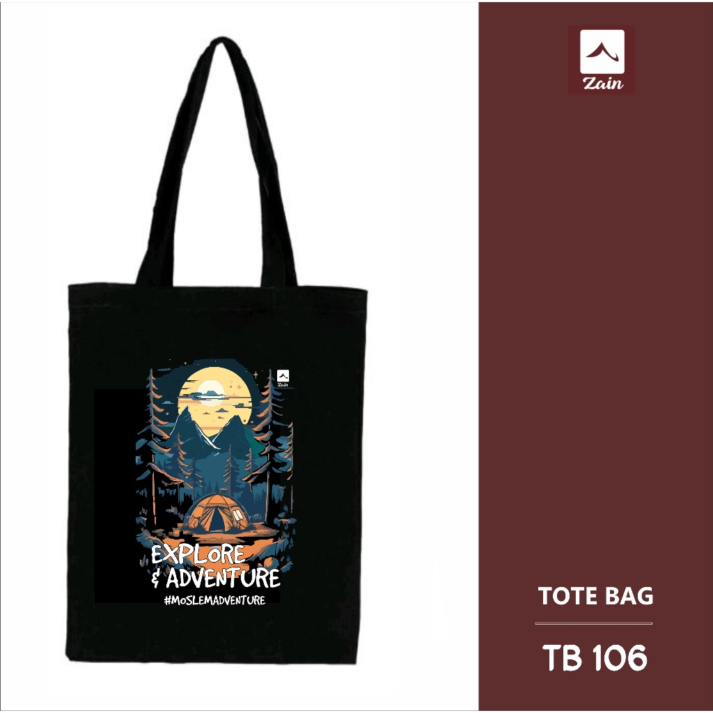 Jual Totebag Dakwah - Katun Drill - Desain premium - ZAIN - distro ...