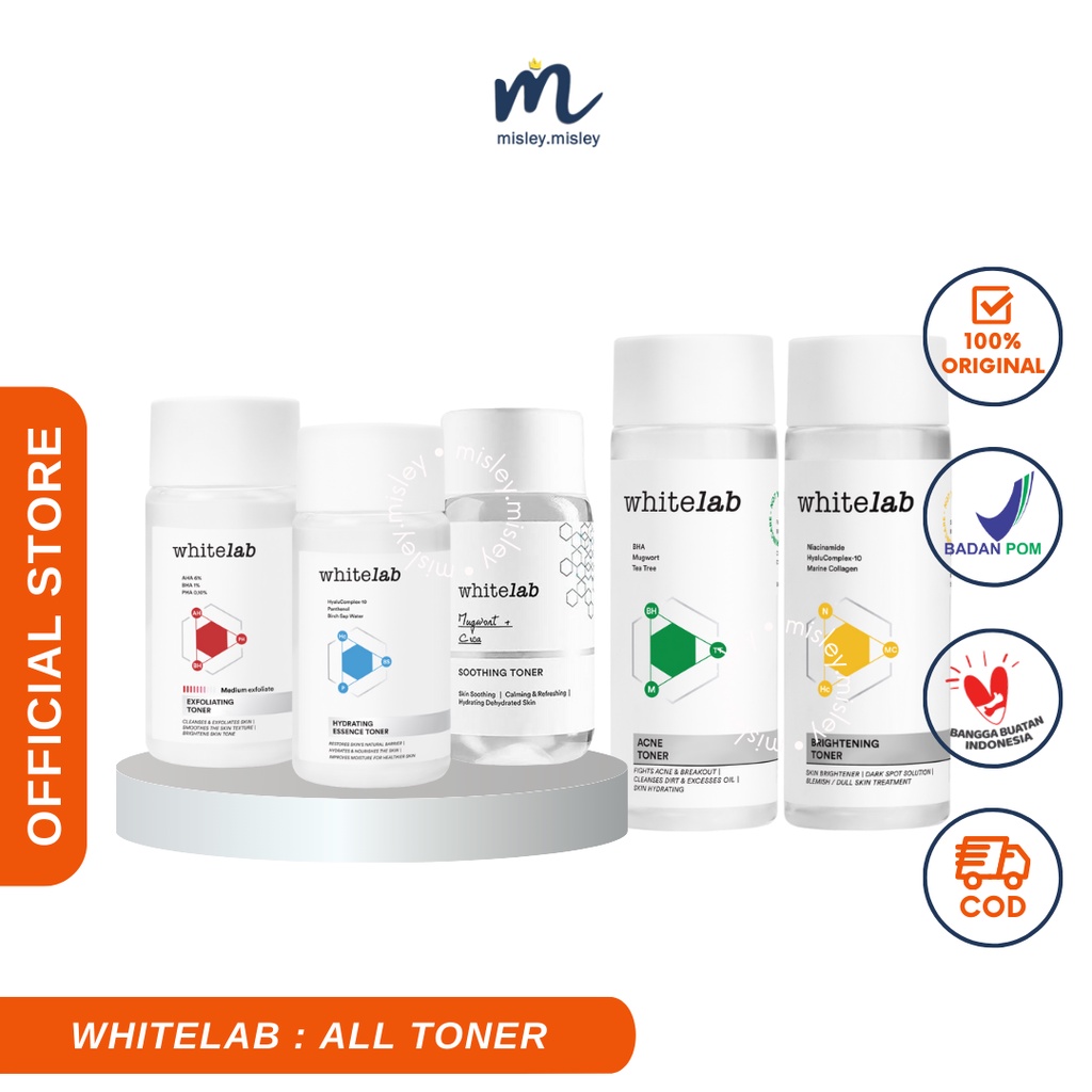 Jual MISLEY - WHITELAB Toner (Brightening / Acne Toner / Exfoliating ...
