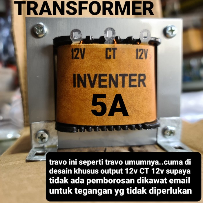 Jual travo trafo inverter step up down carger cash charger aki accu 5a ...