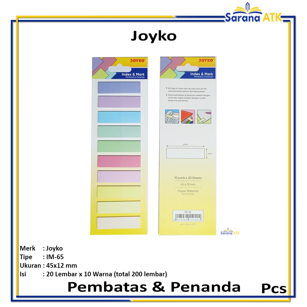 Jual Joyko - Index & Memo IM-65 - Pcs | Shopee Indonesia