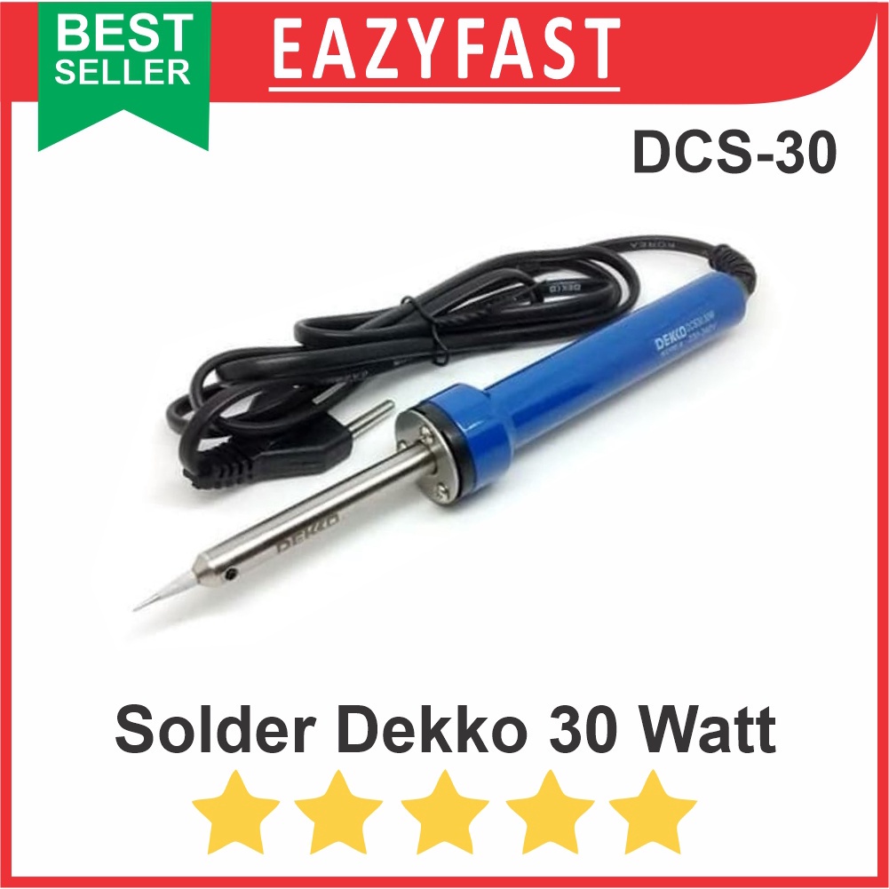 Jual Solder Dekko 30w 30 Watt DCS-30 Original Deko Ujung Mata Lancip IC SMD | Shopee Indonesia