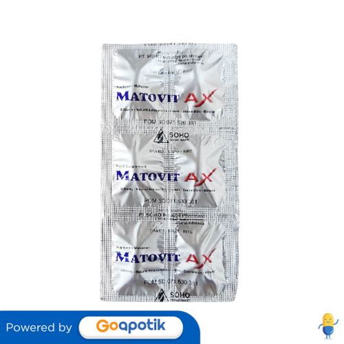 Jual Matovit Ax Strip 6 Tablet | Shopee Indonesia