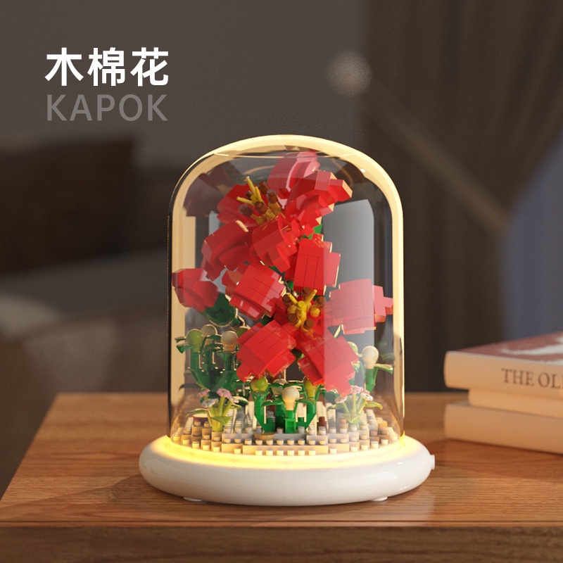 Jual [HARU] Plant Bricks Flower Nanoblock Building Block Susunan Balok ...