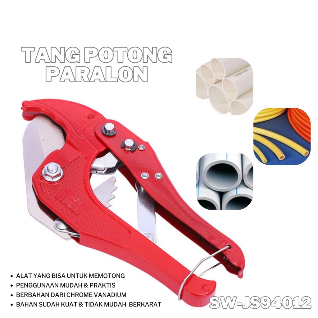 Jual OLALA Gunting Pipa PVC / Vinyl Pipe Cutter Gunting Pipa PVC 32 mm ...