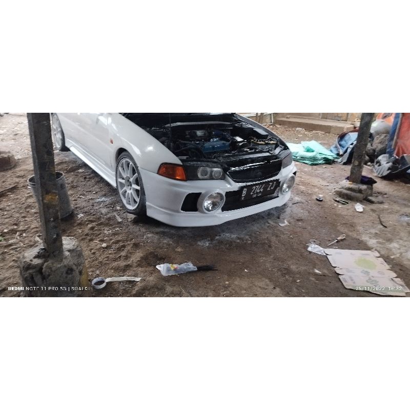 Jual Bodykit lips bumper depan Mitsubishi lancer DK4/Evo4 tahun 1995 ...