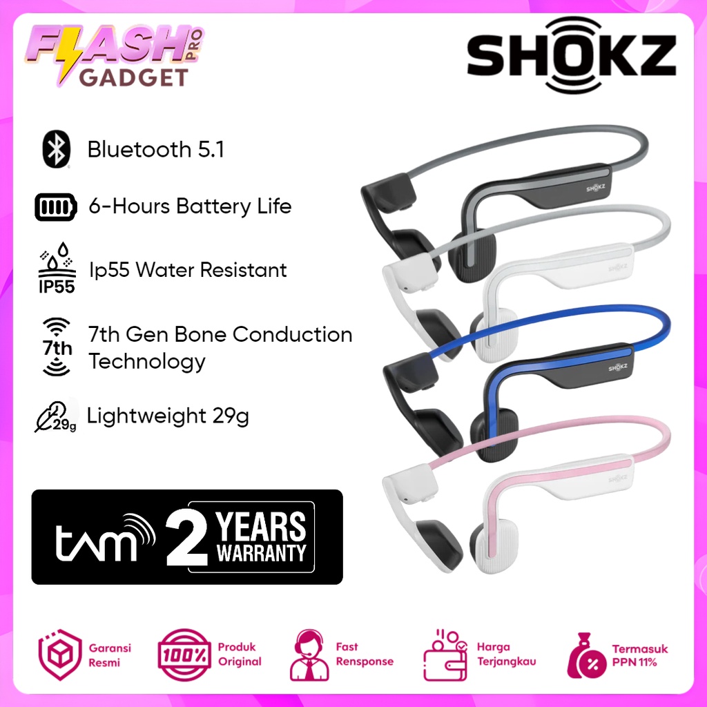 Jual Shokz OpenMove Wireless Bone Conduction Open-Ear Headphones ...