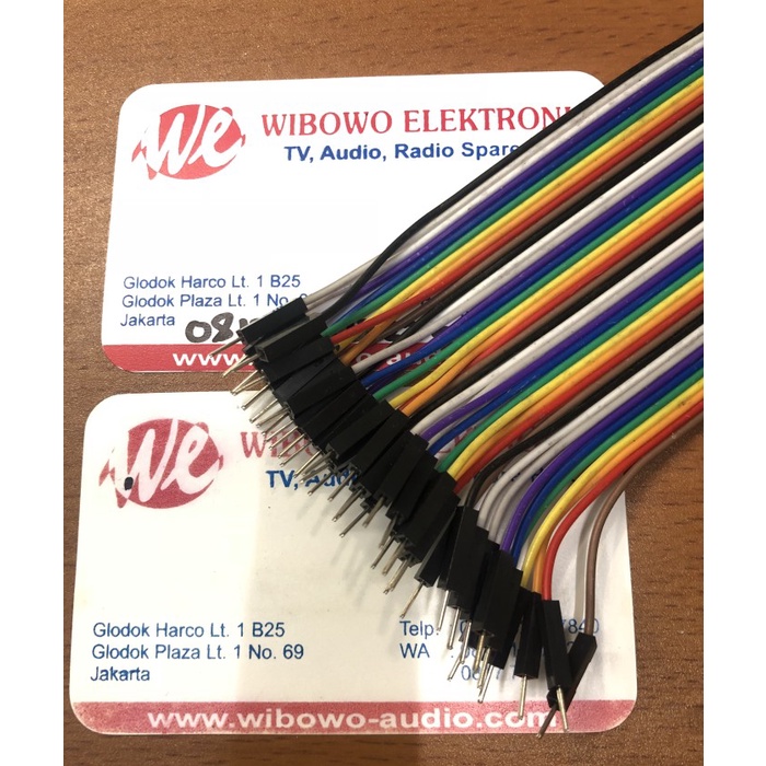 Jual Kabel jumper male to male 40pin kabel pelangi JI27 | Shopee Indonesia
