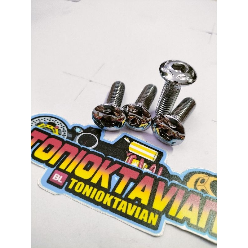 Jual Baut disc cakram motor krom baut piringan chrome baut cakram krum baut piringan cakram ...
