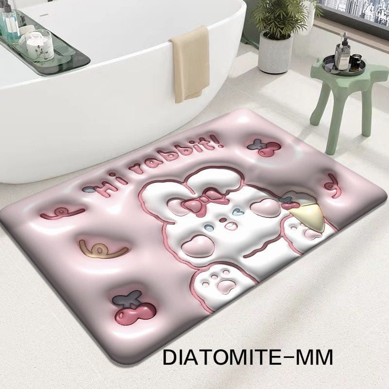 Jual MKR Keset Kaki DIATOMITE Kotak 3D Daya Serap Anti Slip Bau Nyerap ...