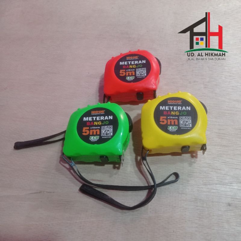 Jual METERAN BANGJO - METERAN HIOSHI 5 METER | Shopee Indonesia