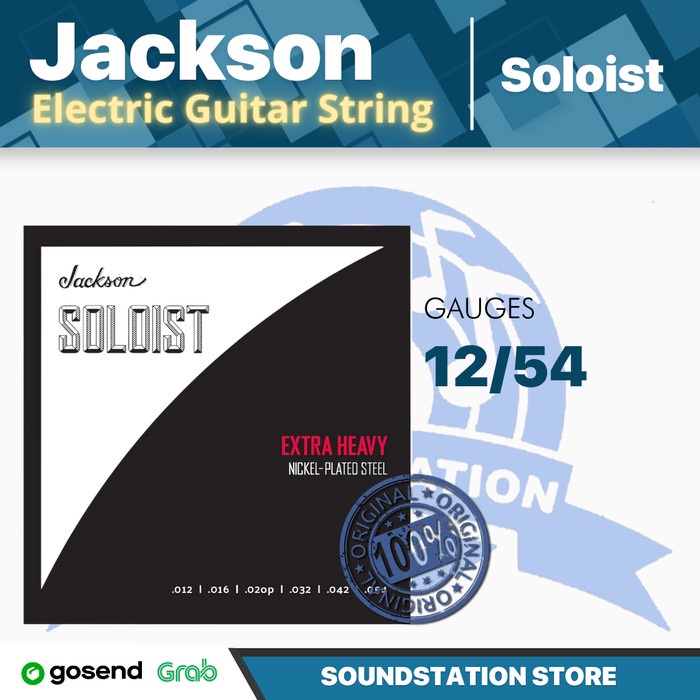 Jual Jackson Soloist Electric Guitar Strings, 12-54 | Shopee Indonesia