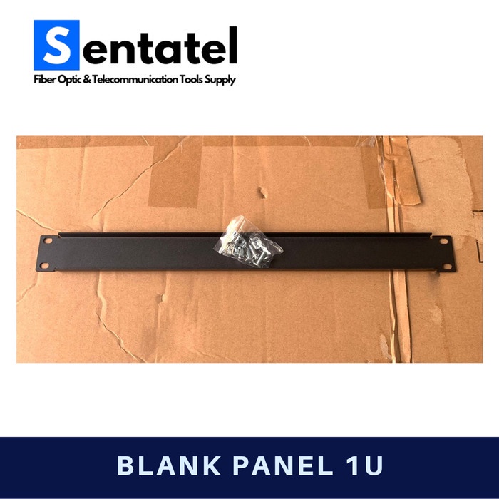 Jual BLANK PANEL 1U ACCESORIES RACK SERVER INCLUDE BAUT CAGENUT ...