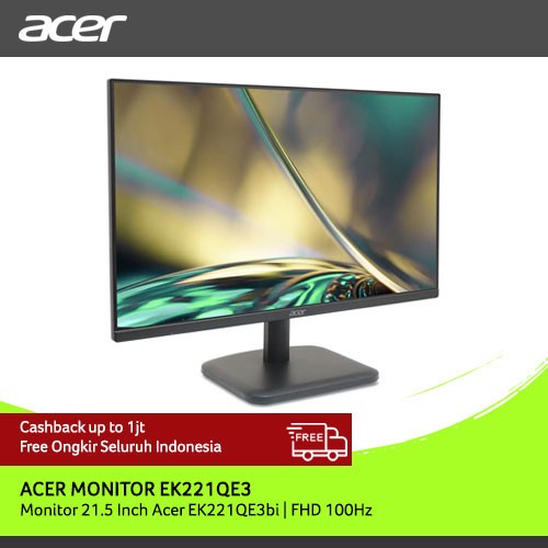 Jual ACER MONITOR EK221QE3BI 21.5 INCH EK221QE3BI | FHD 100HZ | Shopee ...