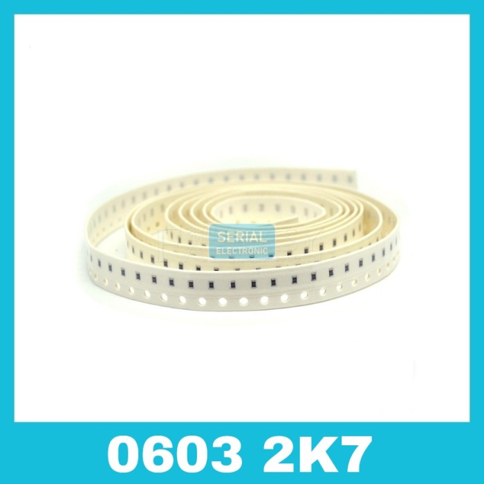 Jual 0603 2K7 Ohm Resistor SMD SMT 1608 1% 5% 2700 Ohm 2K7ohm | Shopee ...