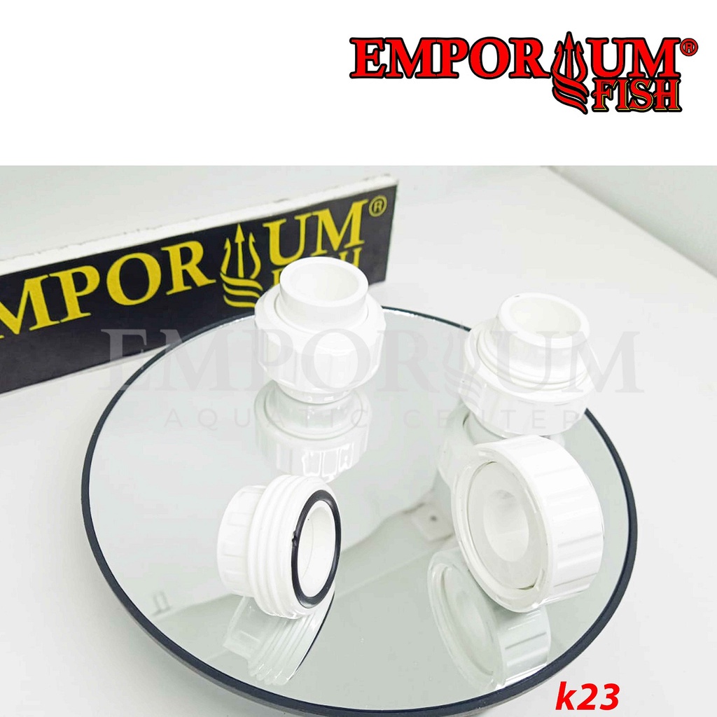 Jual TY Union Water mur k23 white 25 mm / watermur sambungan pipa | Shopee Indonesia