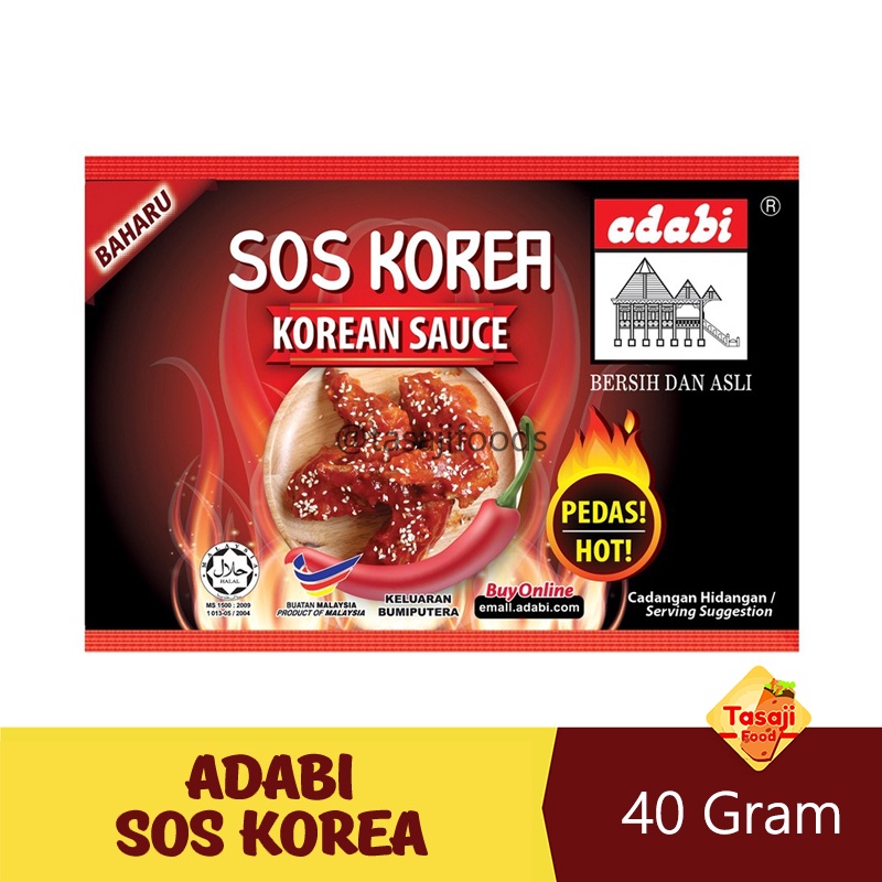 Jual Adabi Sos Korea 40gr Korean Sauce Pedas Hot Saus Spicy HALAL ...