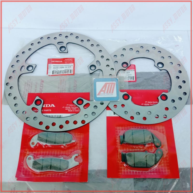 Jual KPP/K15/K45 Piringan Cakram Belakang & Depan CB New + Dispad Depan CB150 R LED CB150R NEW R ...
