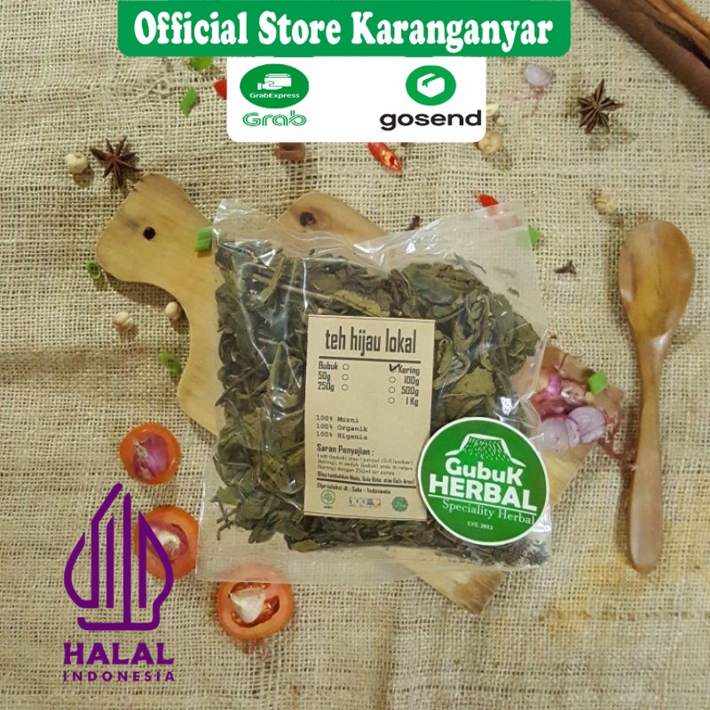 Jual TEH HIJAU LOKAL KERING 100 GRAM / Camellia Sinensis / JAMINAN ...