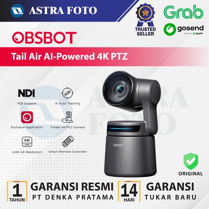 Jual OBSBOT Tail Air AI-Powered 4K PTZ Streaming Camera | Shopee Indonesia