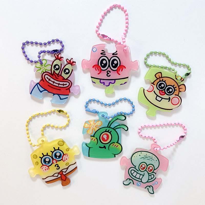 Jual Gantungan kunci bintang lonceng Korea/gantungan kunci puzzle ...