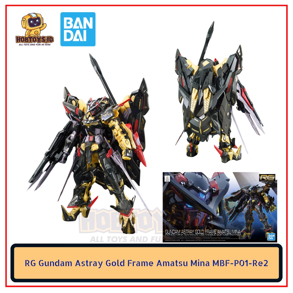 Jual RG Gundam Astray Gold Frame Amatsu Mina | Shopee Indonesia