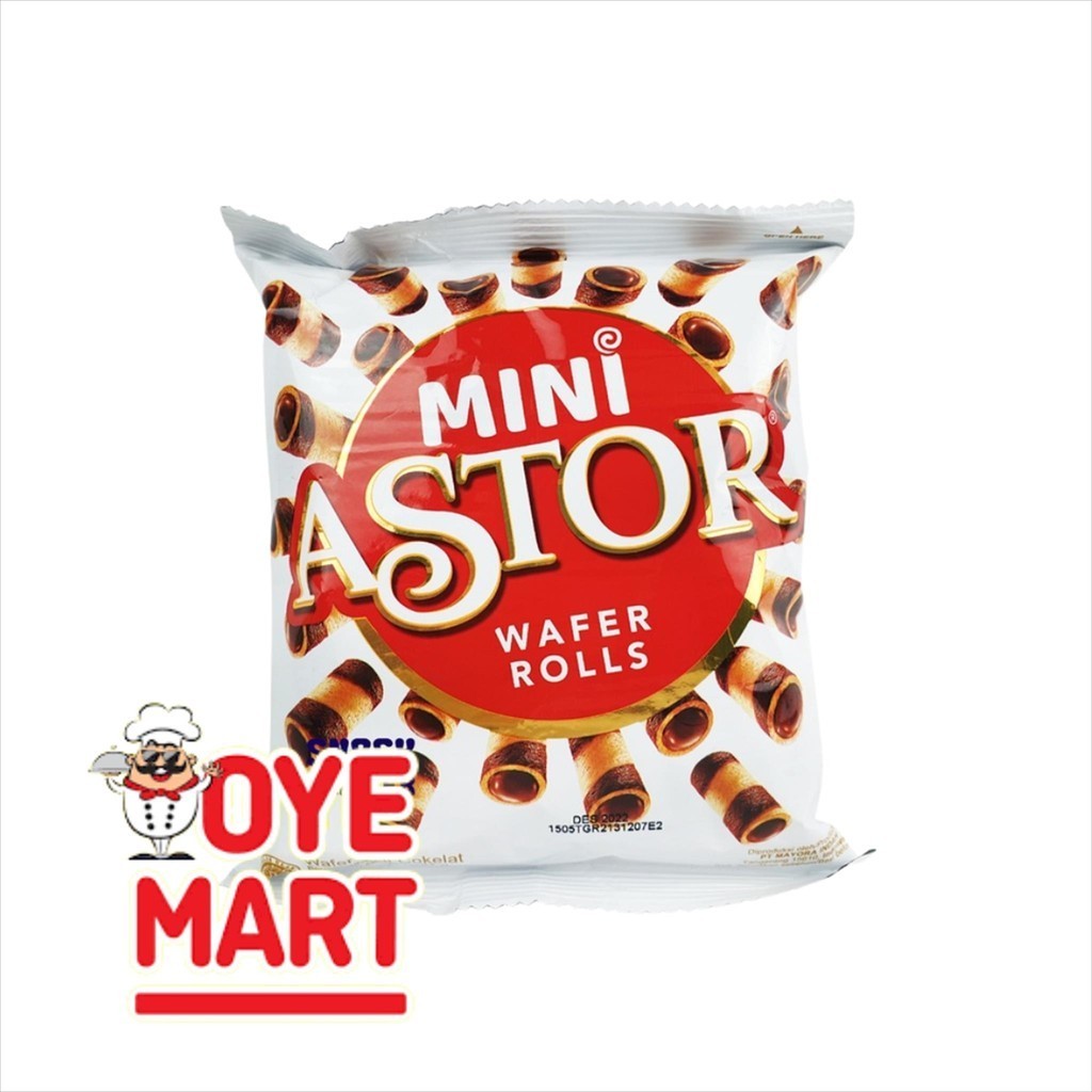 Jual MINI ASTOR WAFER ROLLS COKELAT /WAFER COKELAT 20GR | Shopee Indonesia