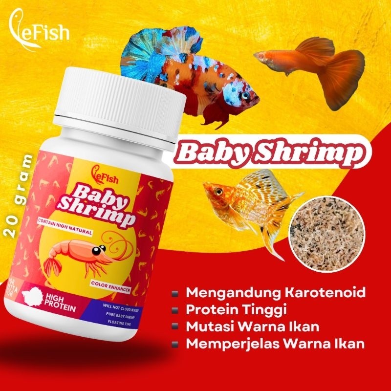 Jual BABY SHRIMP LE FISH - Original Baby Shrimp Mempercepat Mutasi ...