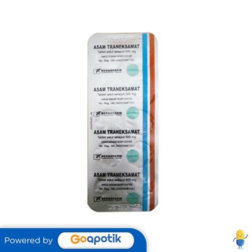 Jual Tranexamic Acid Bernofarm 500 Mg Strip 10 Tablet | Shopee Indonesia