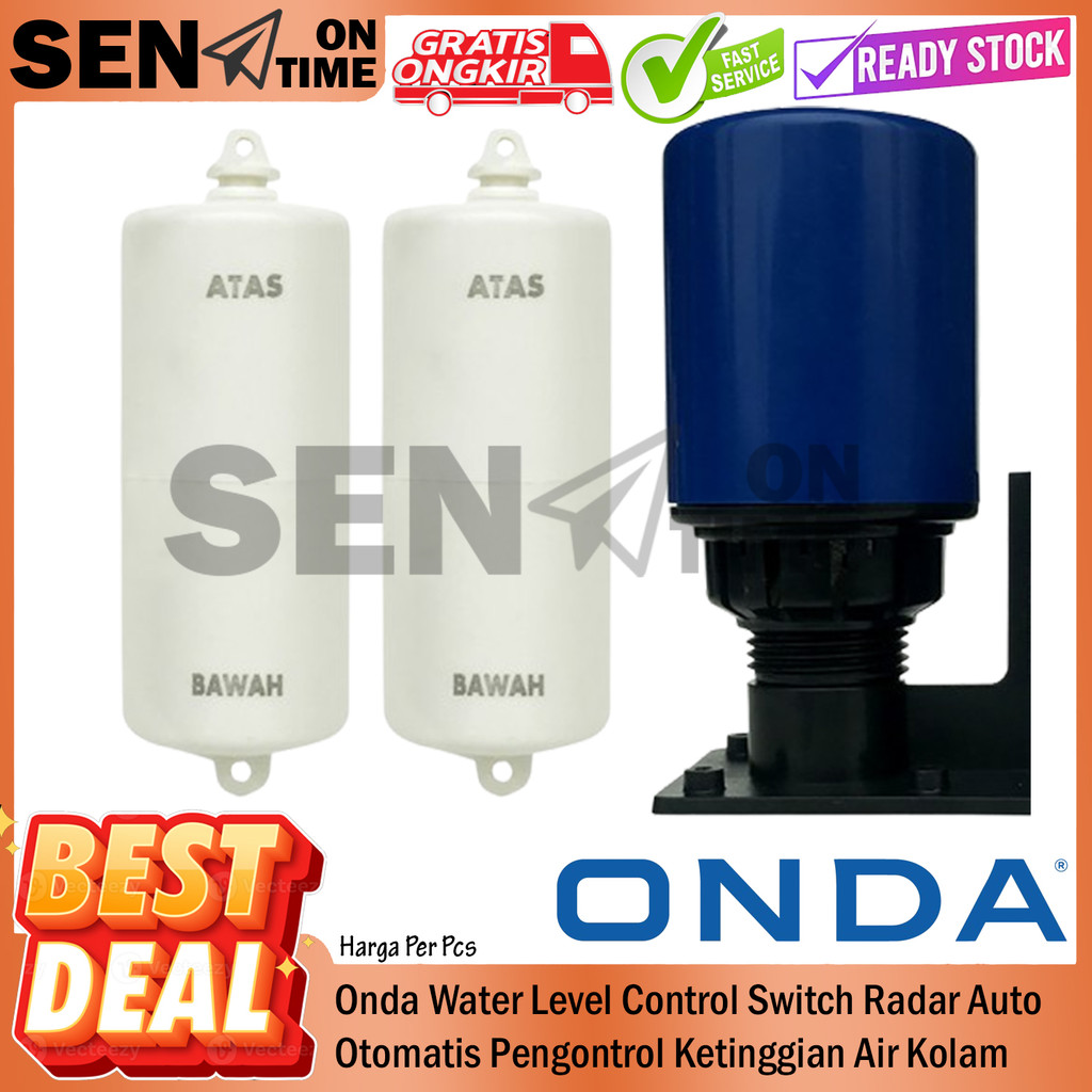 Jual Onda Water Level Control Switch Radar Otomatis Auto Pompa Sensor ...