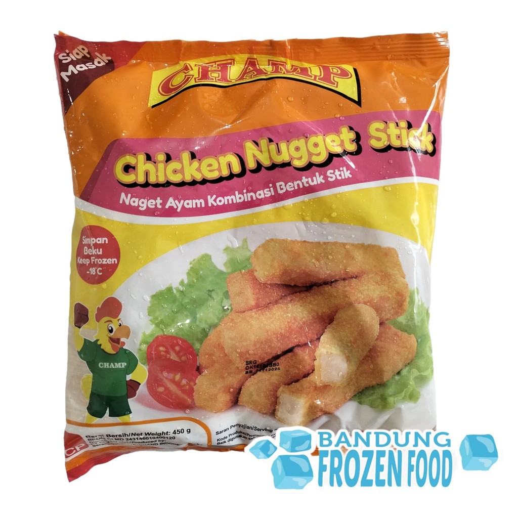 Jual CHAMP CHICKEN NUGGET STICK 450GR | Shopee Indonesia