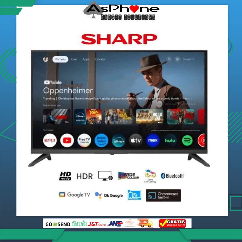 Jual LED TV SHARP 32 GH GOOGLE TV BARU BERGARANSI RESMI | Shopee Indonesia