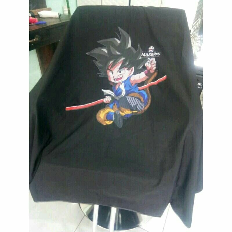 Jual MASBRO PANGKAS RAMBUT BARBER CAPE CUSTOM (TANPA MINIMAL ORDER ...